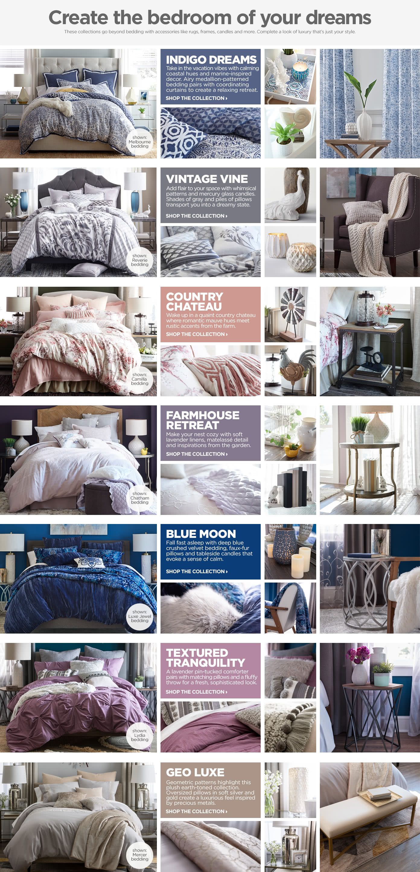 Create the bedroom of your dreams